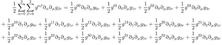 Einstein Field Equations Fully Written Out: What Do They Look Like ...